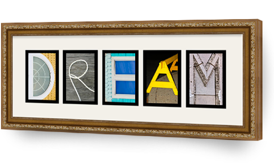 Letter Art and Alphabet Photography Picture Frames | ArtToFrames