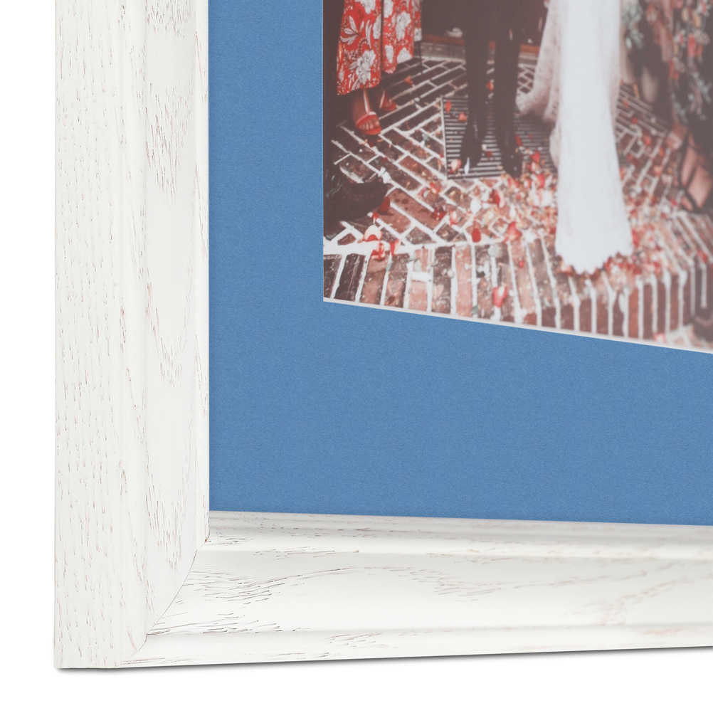 ArtToFrames Matted 22x26 White Picture Frame with 2" Mat, 18x22 Opening ...