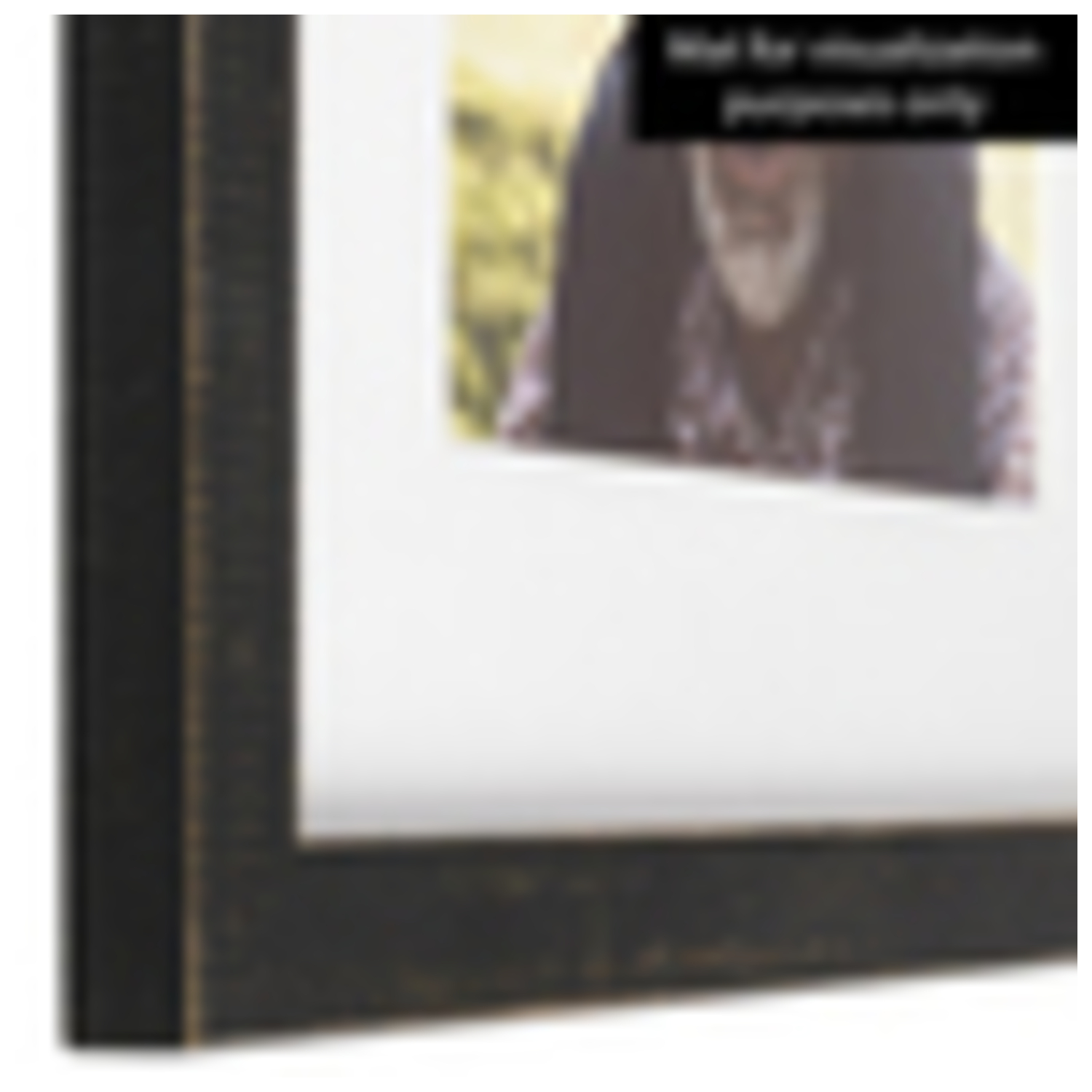 ArtToFrames 16 x 20" Rustic Custom Picture Poster Frame 1" Wide A45LW ...